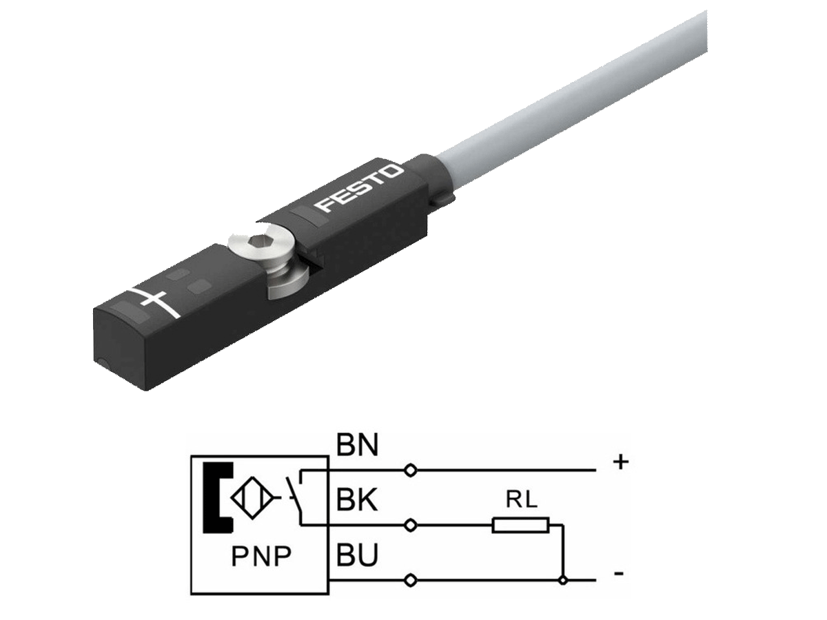 Sensor de proximidad SMT-8M-A-ZS-24V-E-5,0-OE - Imanes estáticos ...