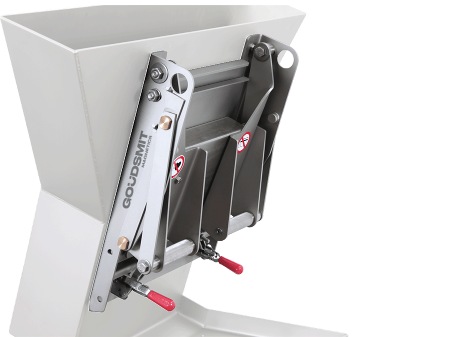 Add-on chute magnets - Goudsmit Magnetics