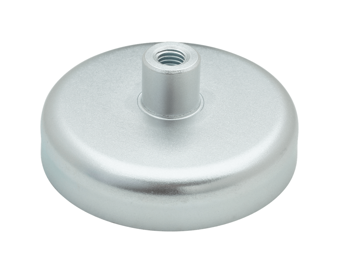 Pot magnets with threaded bush - 63 mm - Goudsmit Magnetics
