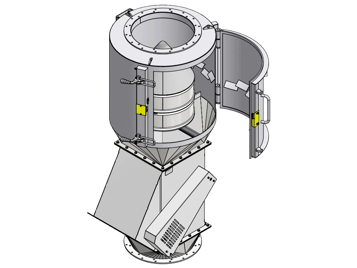 Electro bullet magnets - 500 m³/h - Goudsmit Magnetics
