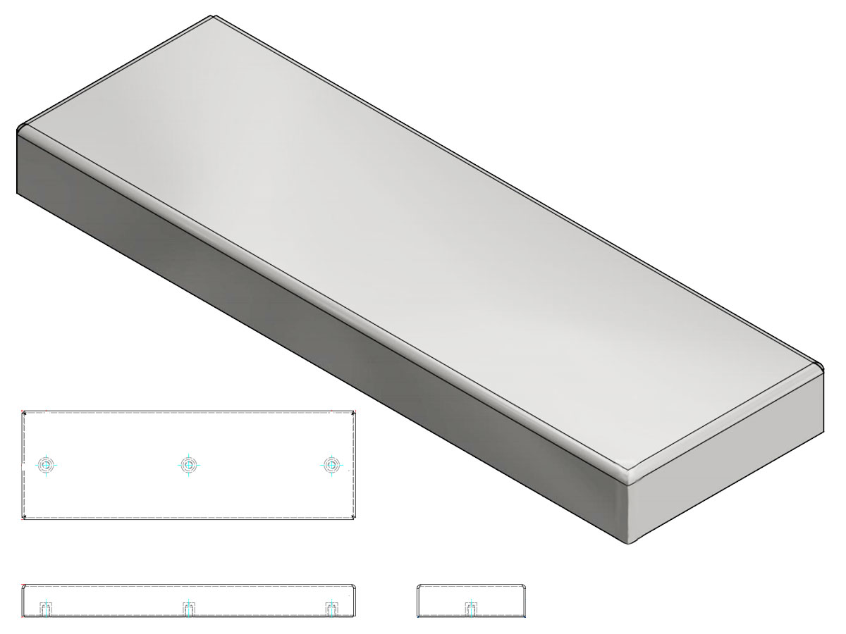 Plate magnets - neodymium - 350 mm - Goudsmit Magnetics