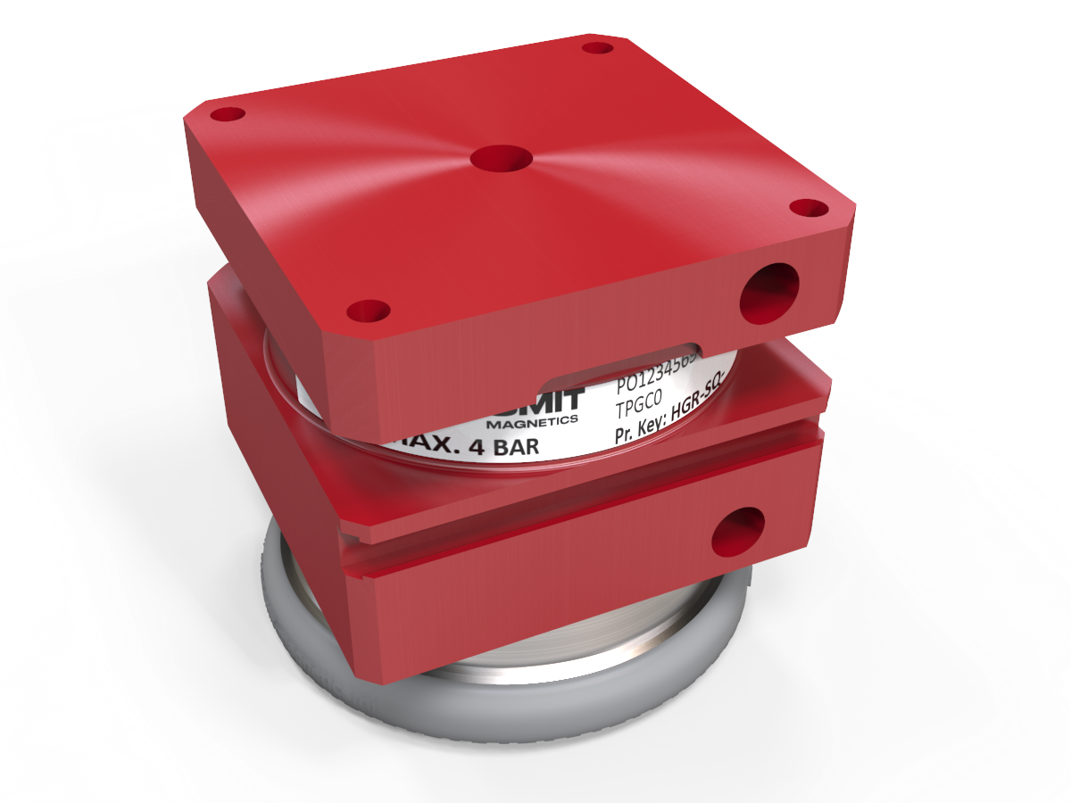 Pneumatic magnetic grippers - 70 mm - Goudsmit Magnetics