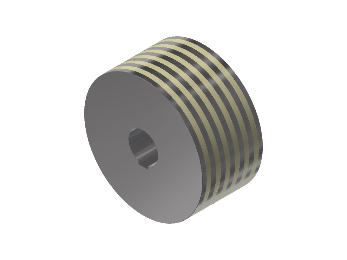 Magnetic conveyor rollers for sheets - 100 mm - Goudsmit Magnetics