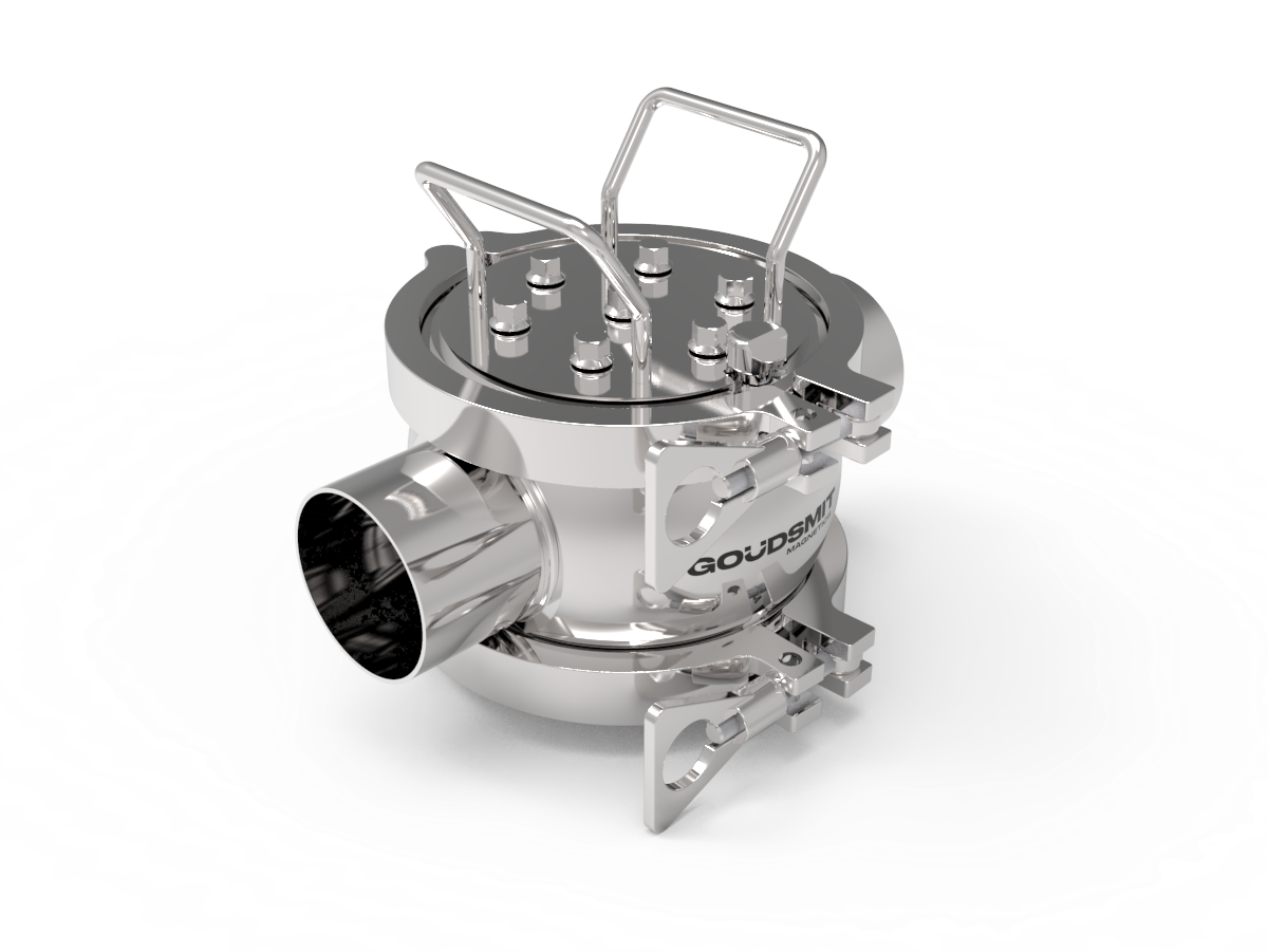 Magneetfilters - hygiënisch - DN80 - Goudsmit Magnetics